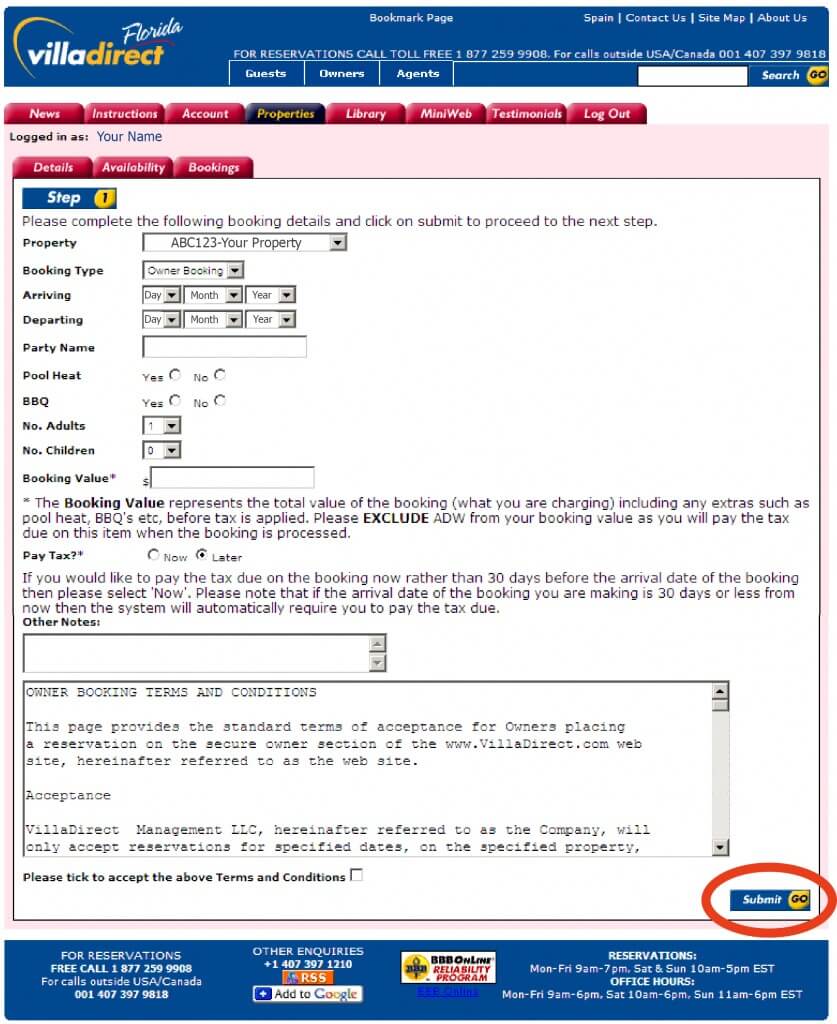 How to place an owner booking or an owner stay in your property